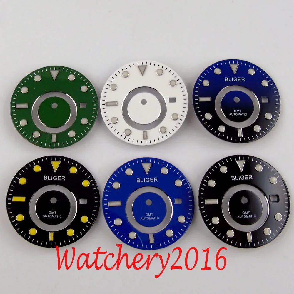 31-5mm-Sterile-Watch-Dial-Luminous-Date-Window-fit-for-MingZhu-5833 ...