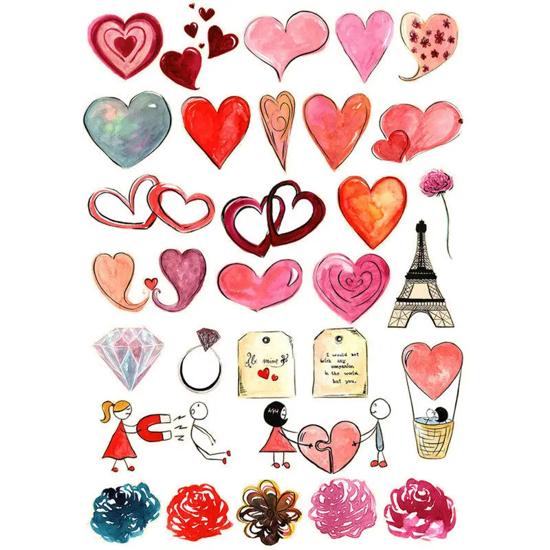 Paper Stickers, Labels & Tags Journal Stickers Love Journal Sticker ...