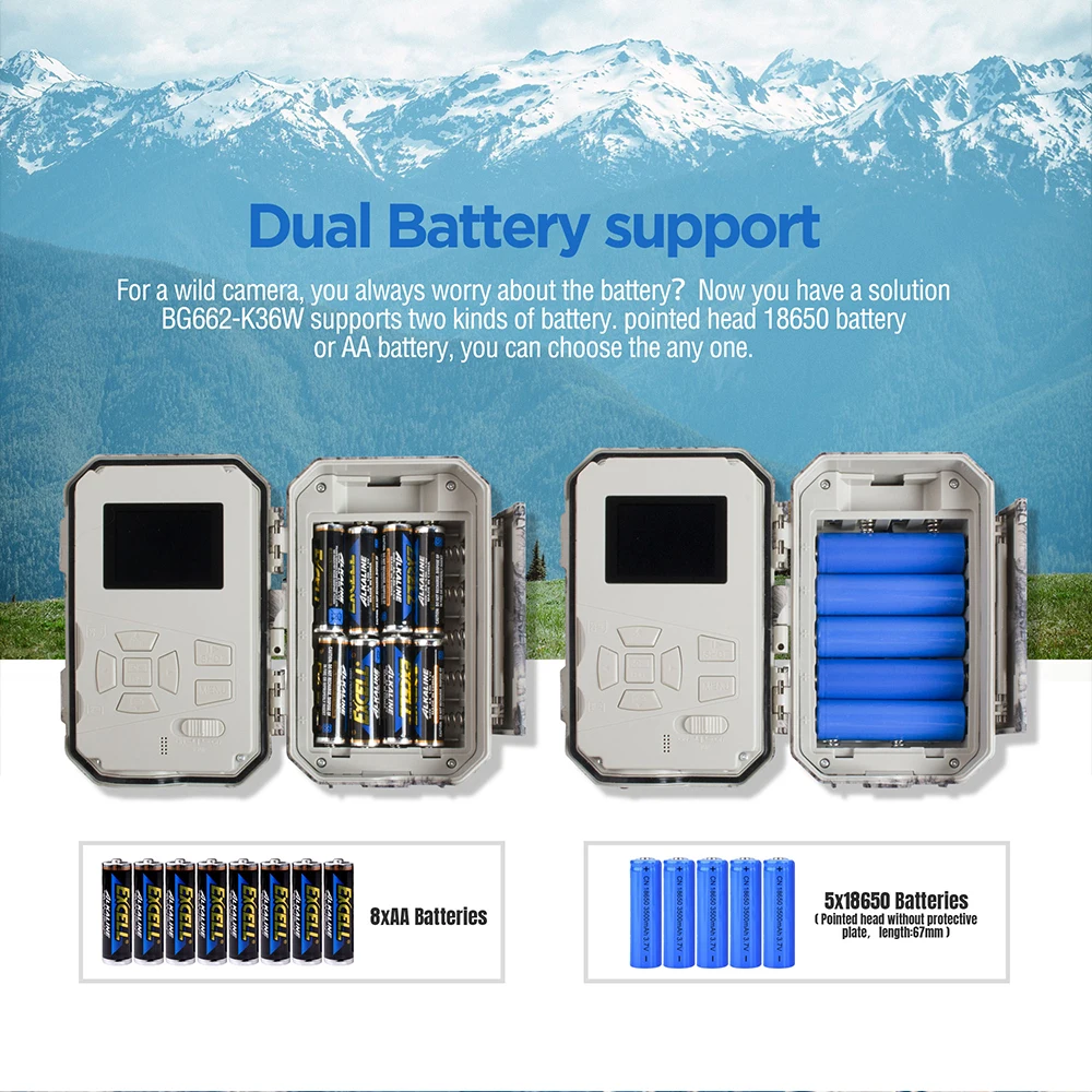 Boly BG636 GPS 4G Lte Wireless Hunting Camera 110 Degree Lens Black IR ...