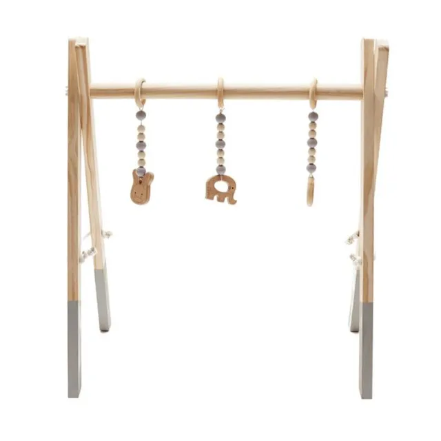 Nordic Baby Play Gym Wood Activity Sensory Develop Wooden Play Game ...