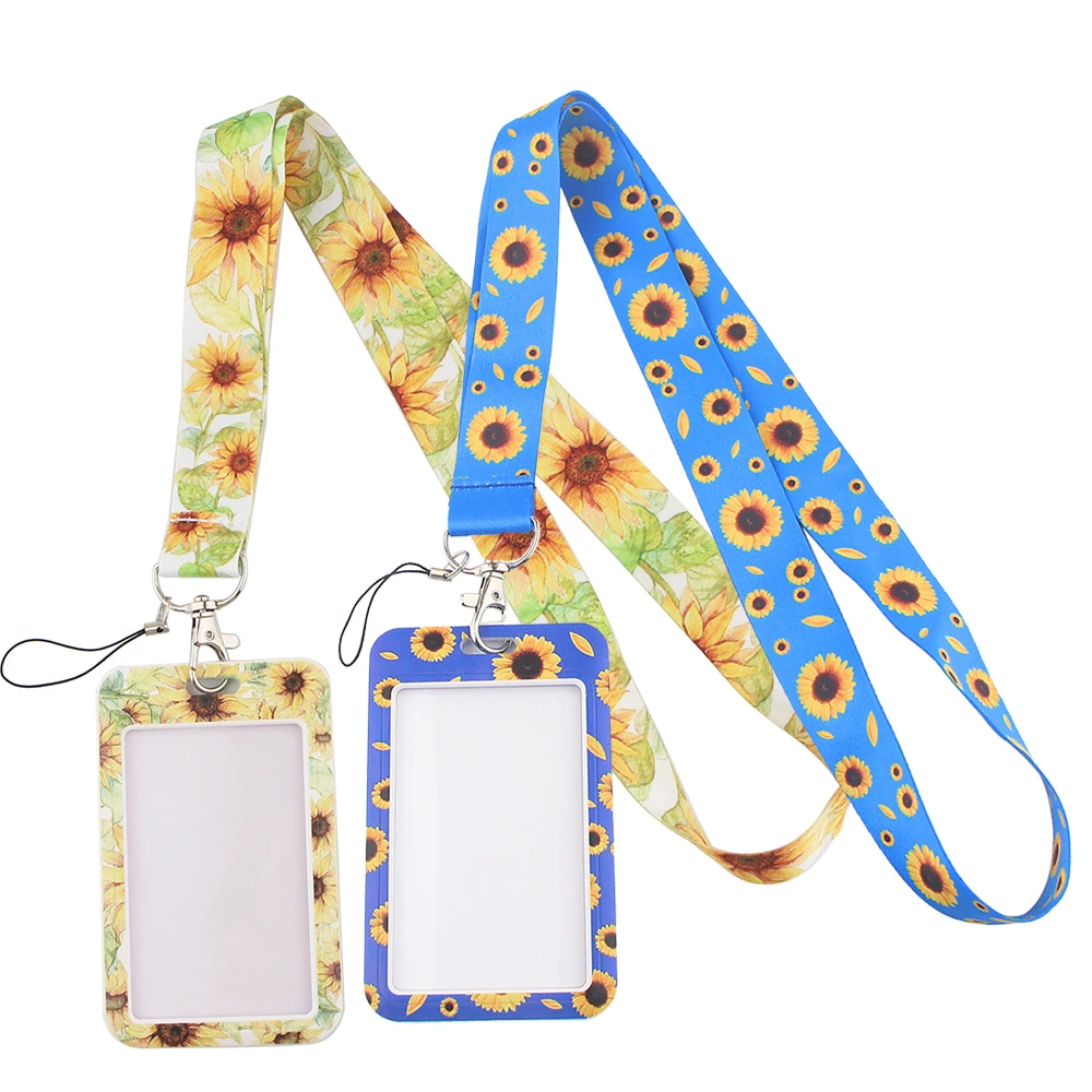 YL193-Hidden-Disabilities-Sunflower-Lanyard-Badge-Holder-Keychain-ID ...