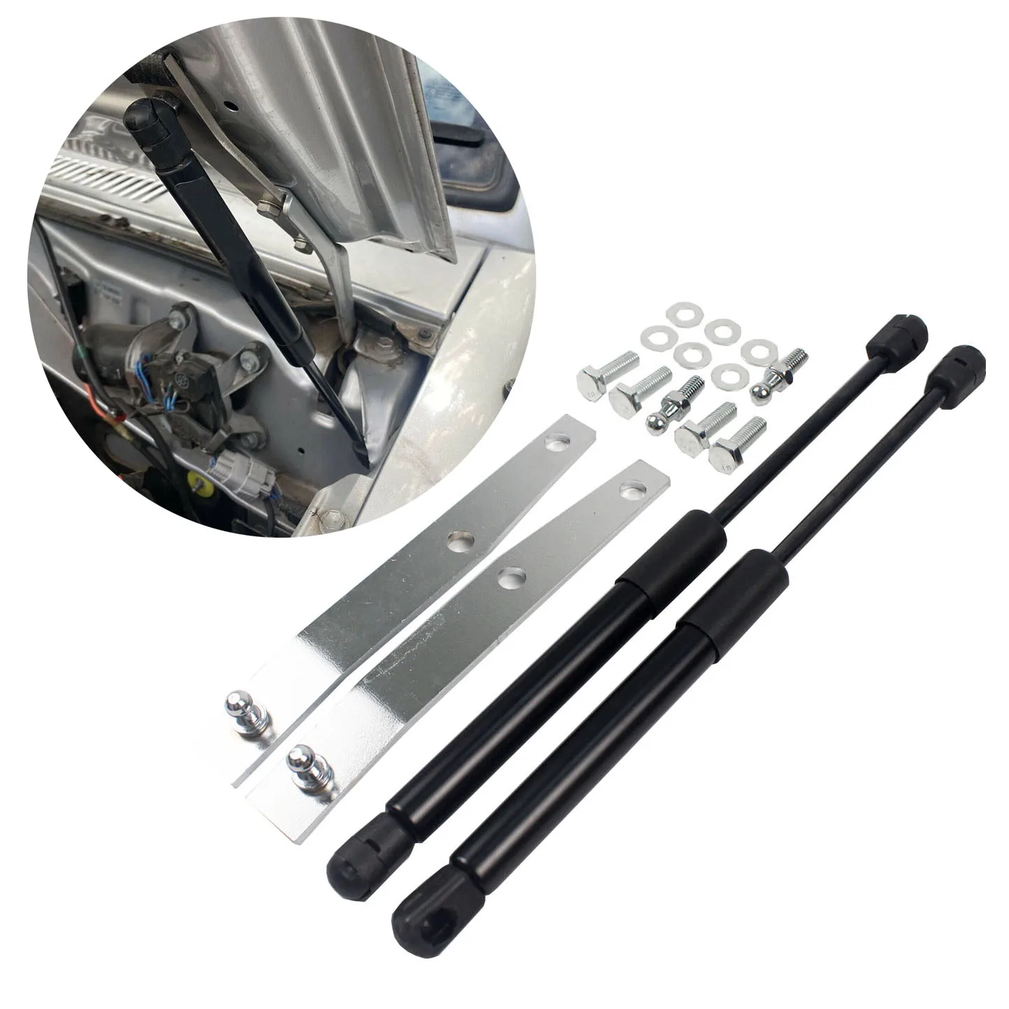 Front Bonnet Hood Hood lifting Strut Damper Conversion For Toyota Land ...