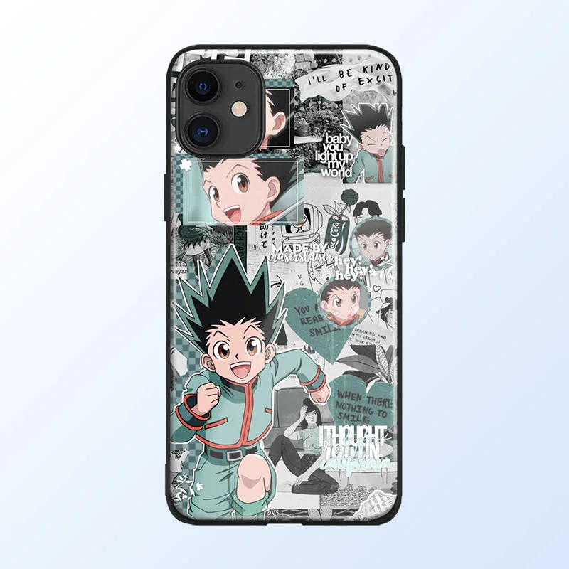 GON FREECSS HUNTER x HUNTER phone case glass shell for iPhone SE 6s 7 8 ...