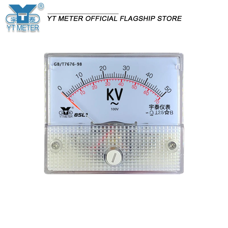 85l1 AC high voltage voltmeter 3.6kV 6kV 7.2kV 10kV 12kV pointer meter ...