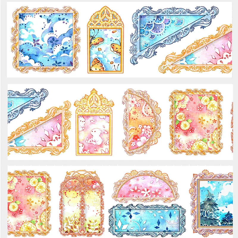 15 Meter Rococo Window Paper Washi Tape Construction Collage Decoration ...