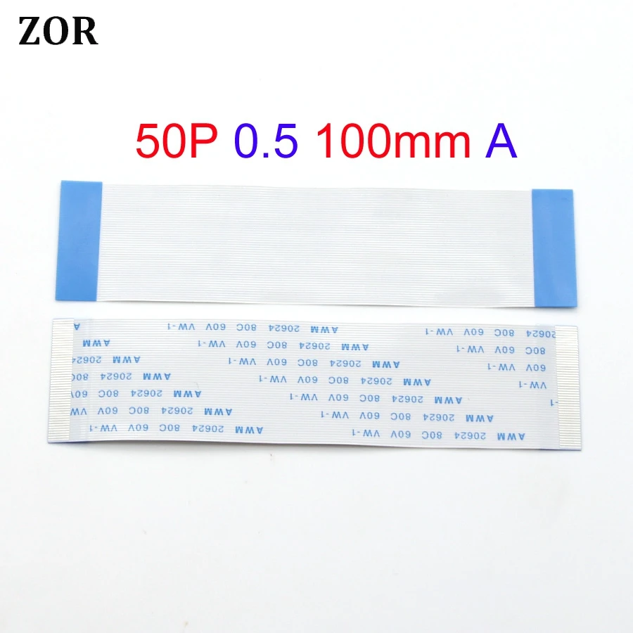 Cable flexible de 50 pines FFC FPC, Cable plano de 0,5mm de paso, 50 ...