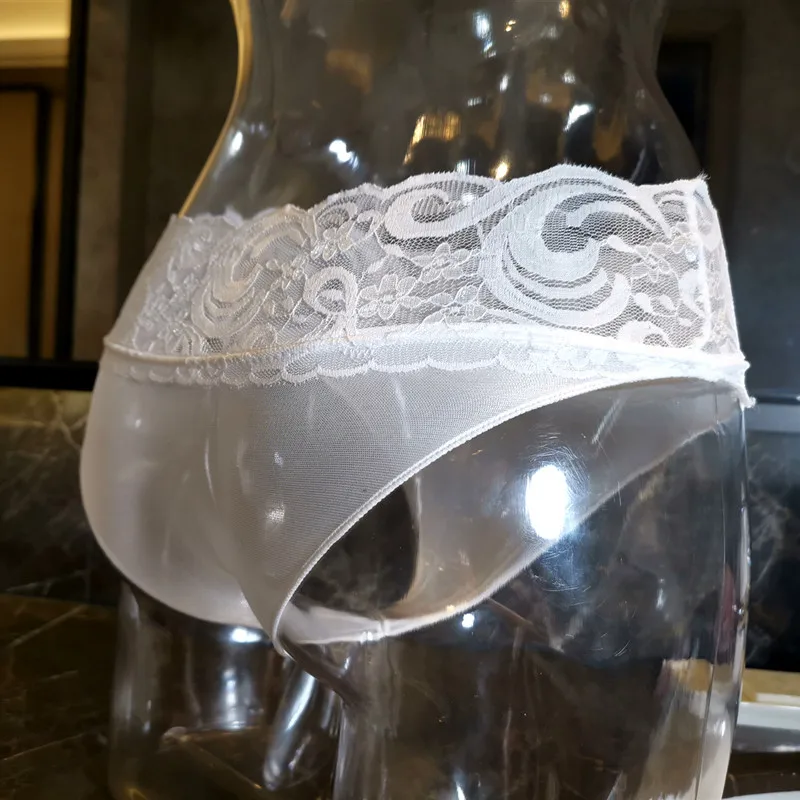 Sous-vêtement,Sous-vêtements sexy en dentelle de soie glacée pour ...