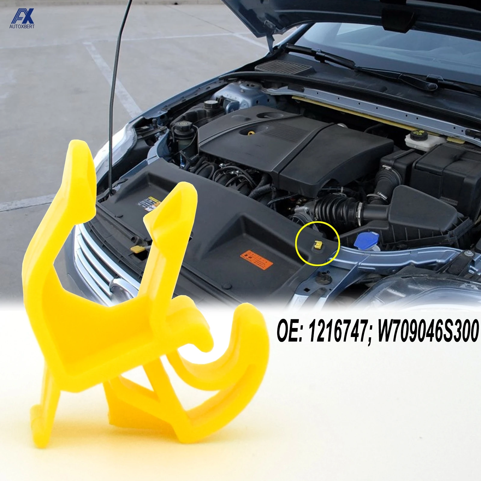 Rod-Bonnet-Retainer-Hood-Retaining-Clip-W709046S300-Fastener-Holder-For ...