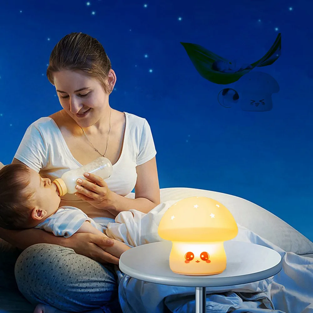 Мягкий силиконовый светодиодный ночник с защитой от насекомых# V