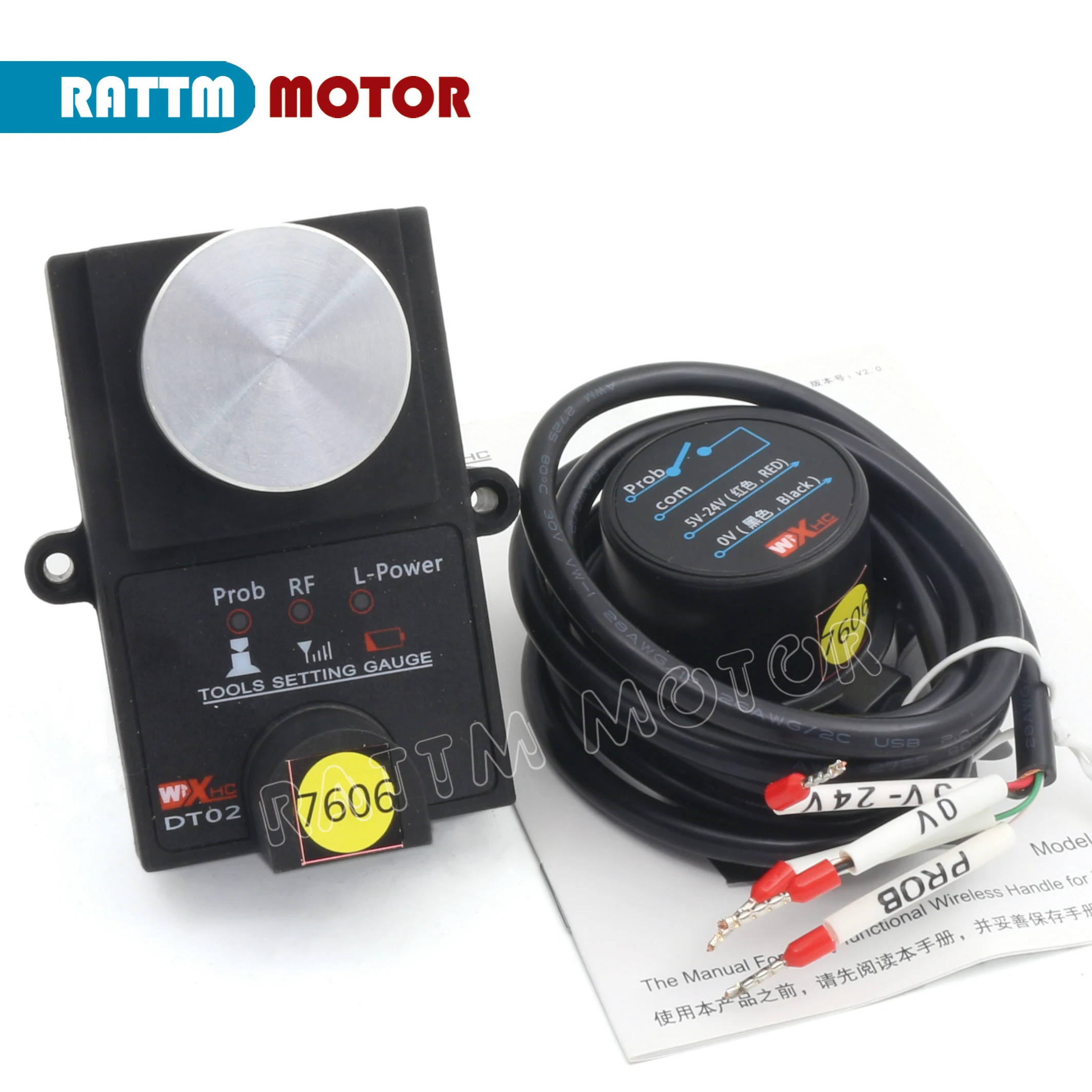 DT02 Universal CNC Z Axis Probe Mach3 Automatic Tool Sensor Wireless ...