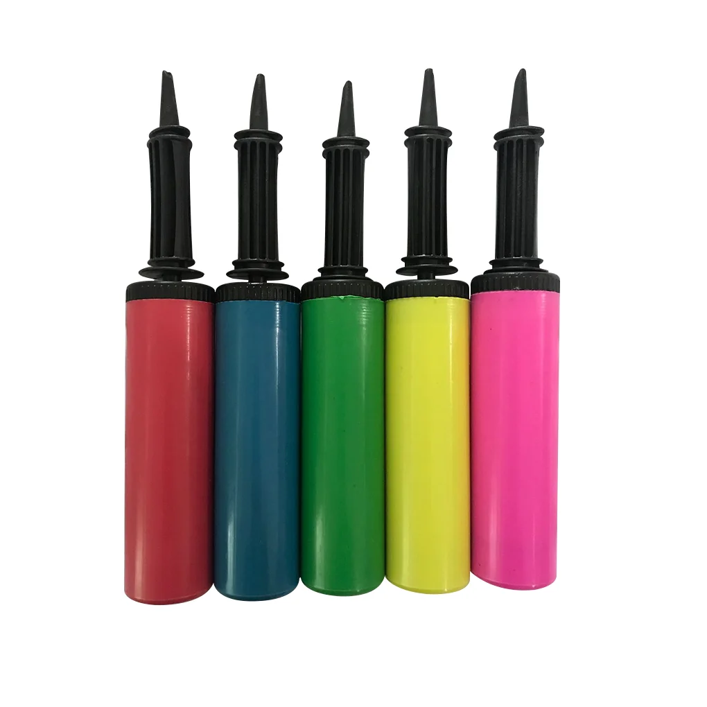 Balloon Pump Plastic Hand Push Balloon Inflator Portable Handheld ...