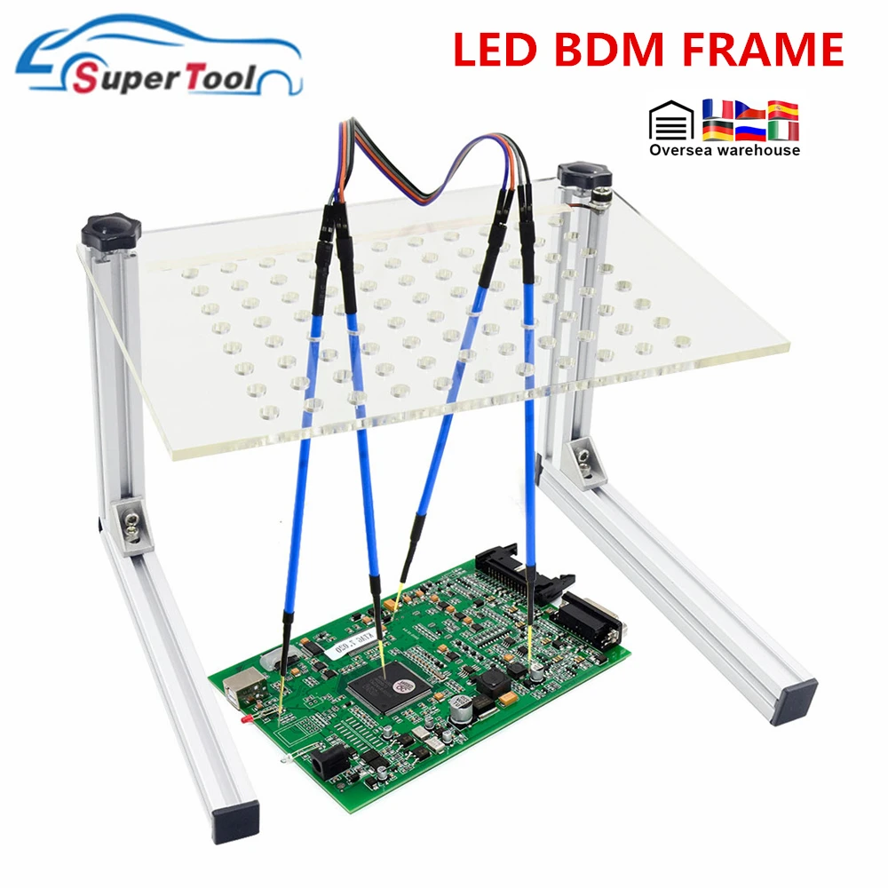LED BDM Frame With 4PCS Probe Pen Car ECU Chip Tuning Tool 40PCS Pin ...