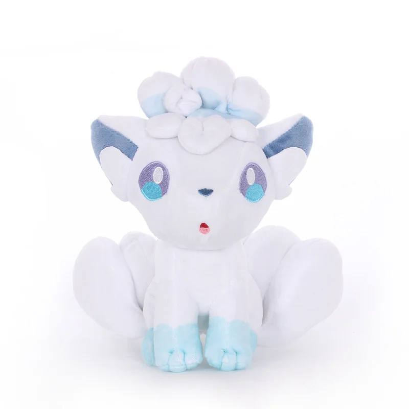 Anime Alola White Vulpix Six-Tailed Fox Soft Stuffed Toys For Kids ...