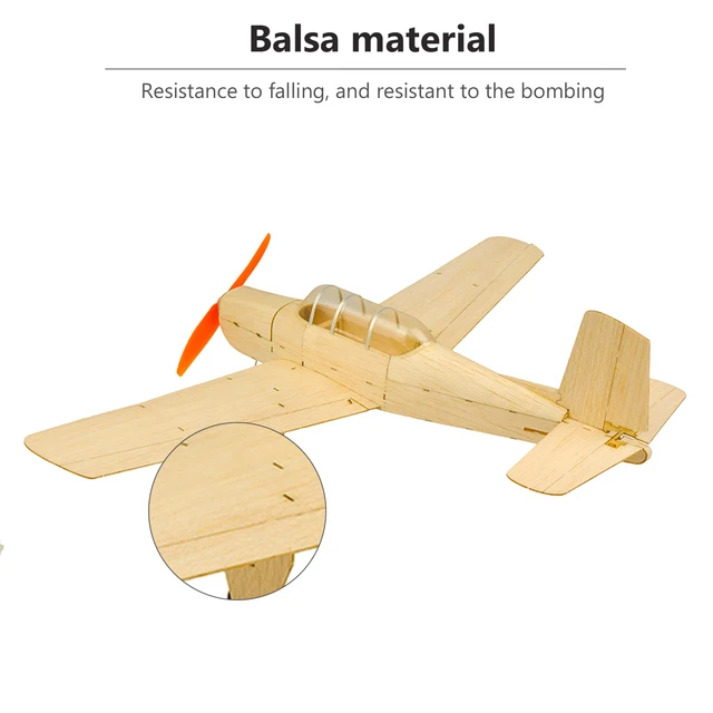 Mini RC Plane KIT Beechcraft T-34 Fly Aircraft, Laser Cut