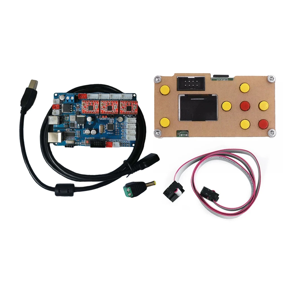 USB-3-Axis-Control-Board-GRBL-Offline-LCD-Controller-Panel-Laser-Motor ...