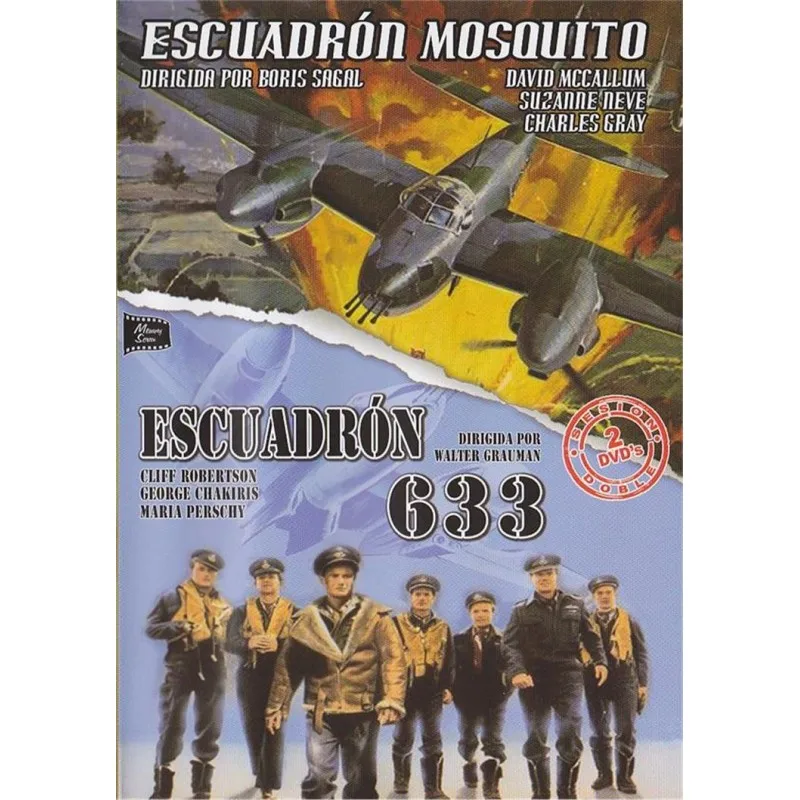 Cine Clasico Belico Escuadron Mosquito y Escuadron 633| | - AliExpress