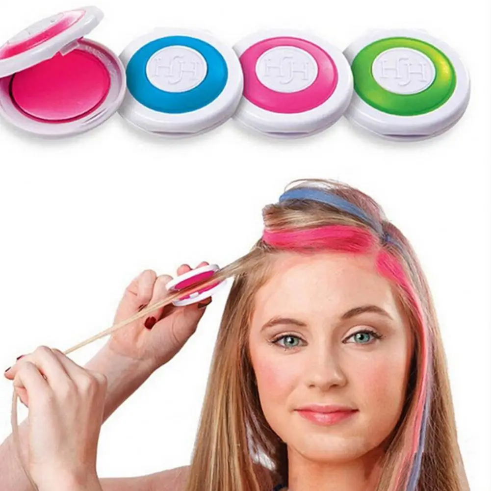 4-Colors-Hair-Color-Hair-Chalk-Powder-European-Temporary-Pastel-Hair ...