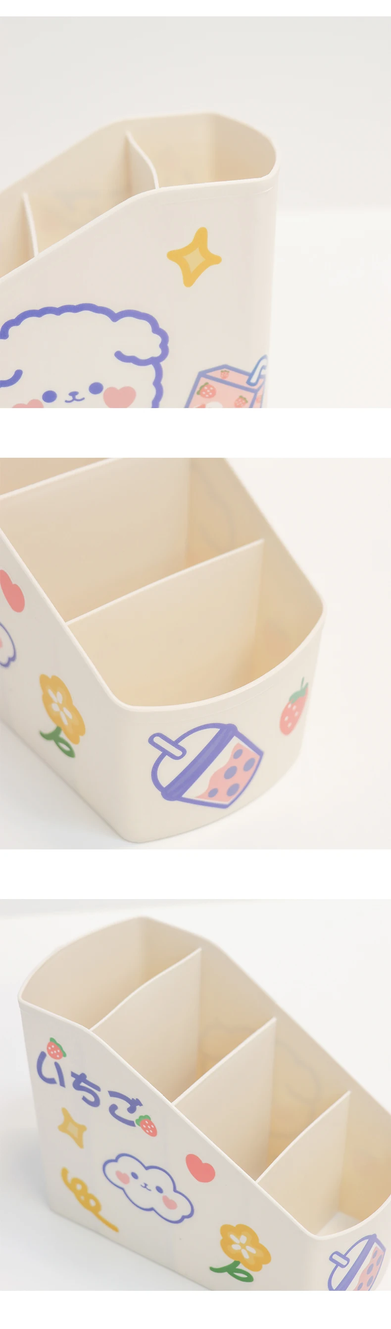 BOITE DE RANGEMENT - BAC DE RANGEMENT,white 4 gird--Ins boîte de ...