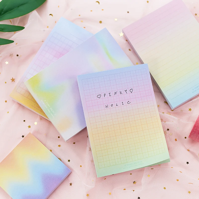 Home & Hobby Craft Supplies & Tools Korean Stationery Colorful Memo ...