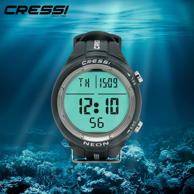 Cressi Neon Diving Computer Watch Dive Computer Scuba Diving Freediving ...