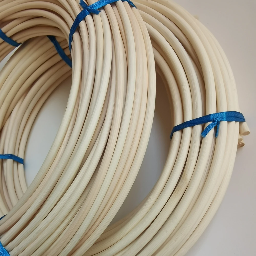 2-7mm Diameter 10 Meters Natural Indonesian Real Rattan Core Round Cane ...