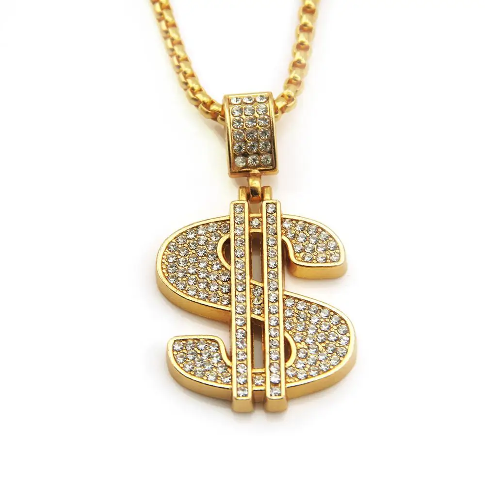 Gold Dollar Sign Bling