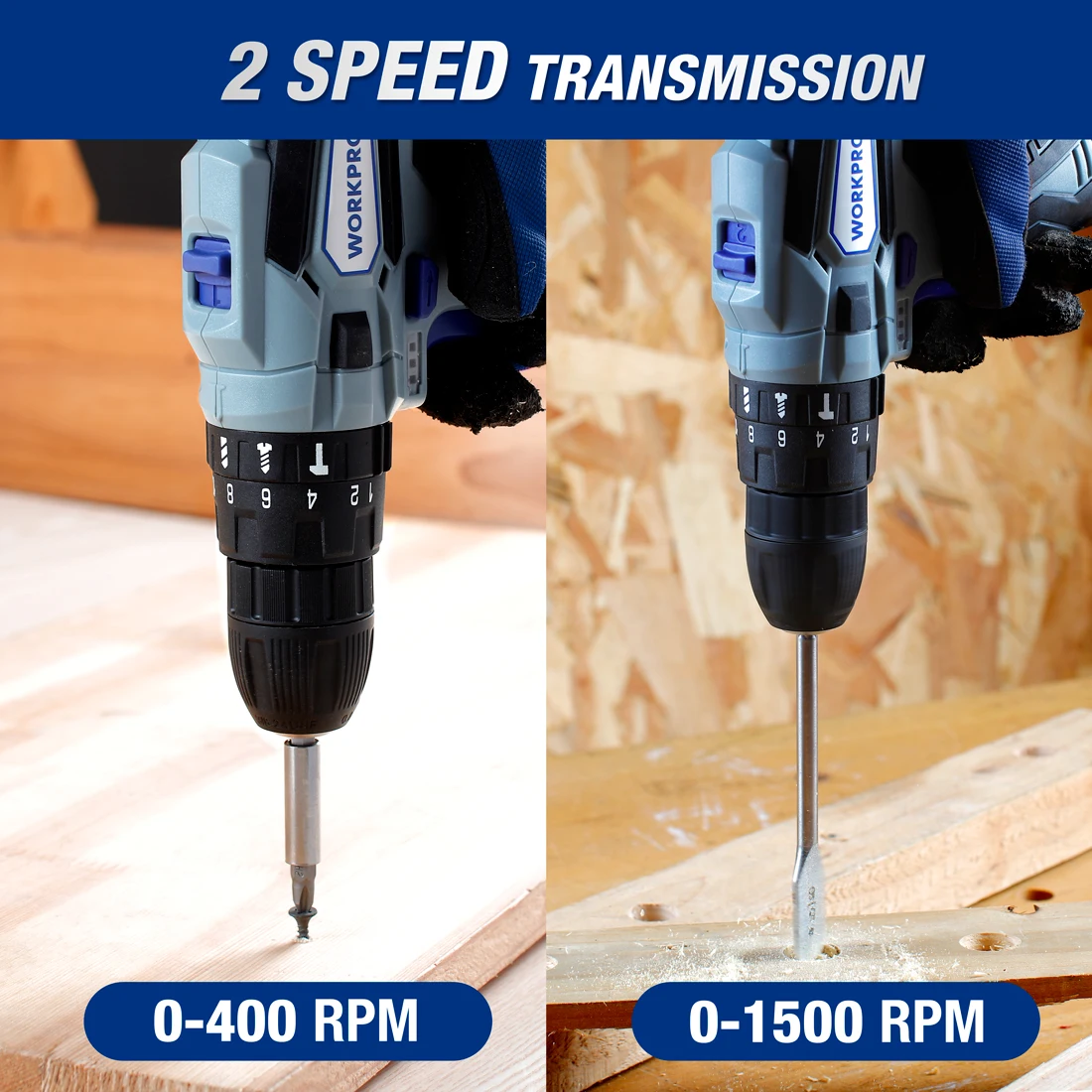 WORKPRO 178 PC Home tool kit with 12V Cordless Drill Electric Screwdriver Wireless Power Driver ...