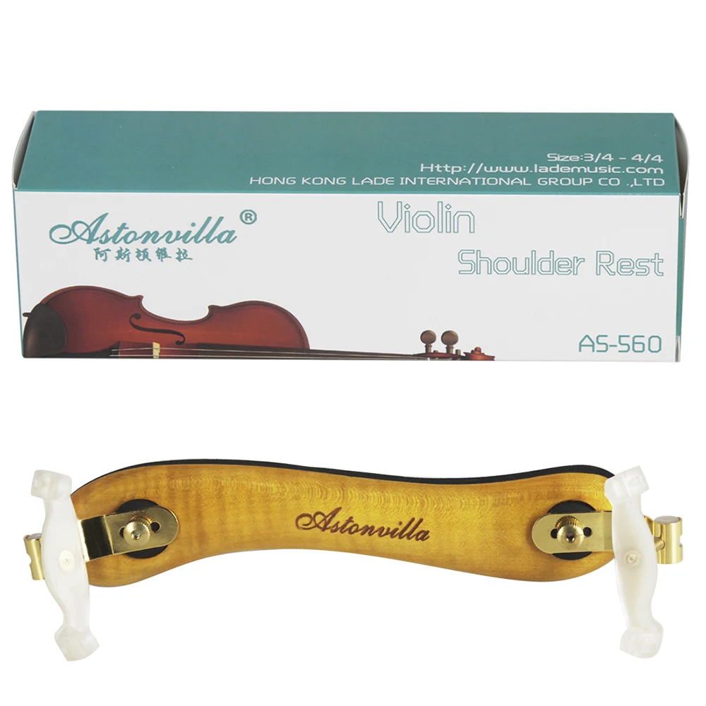 Adjustable-Violin-Shoulder-Rest-Professional-4-4-Fiddle-Solid-Wood ...