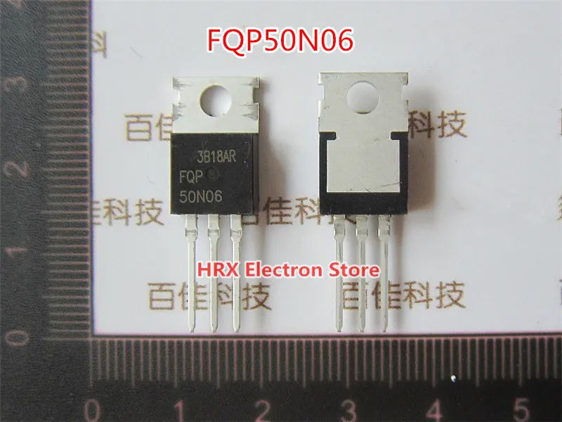 100% New Original Import Fqp50n06 50n06 To-220 60v 50a (10-50piece ...