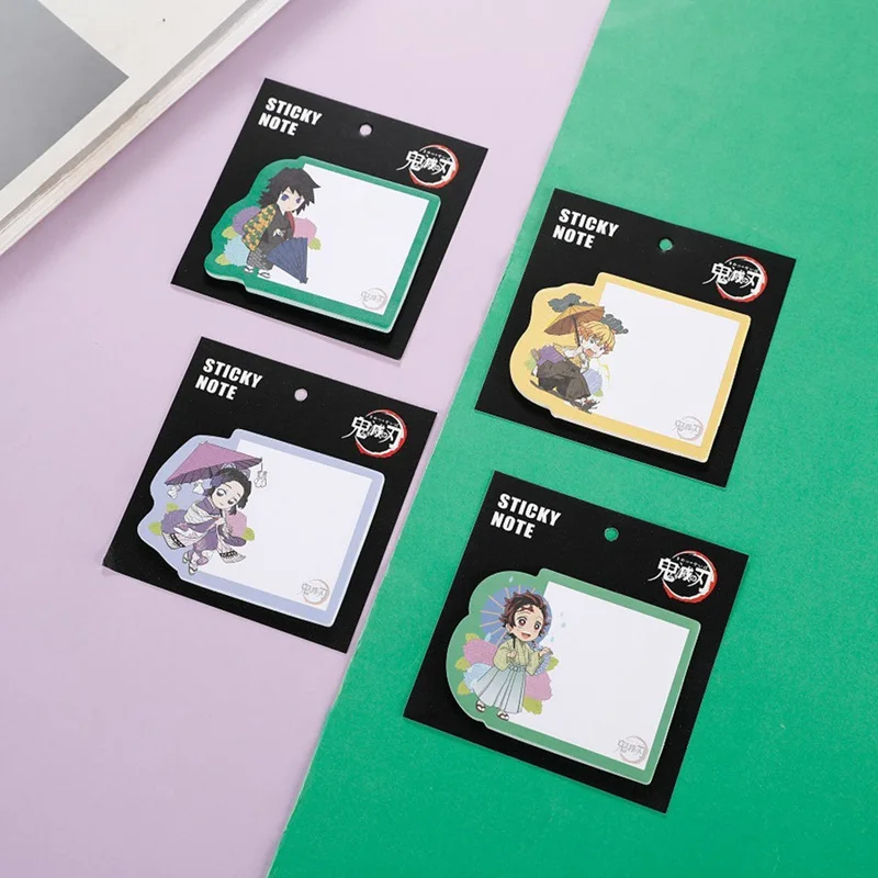 Kawaii Demon Slayer Kimetsu No Yaiba Anime Memo Pad - KawaiiMerch.com