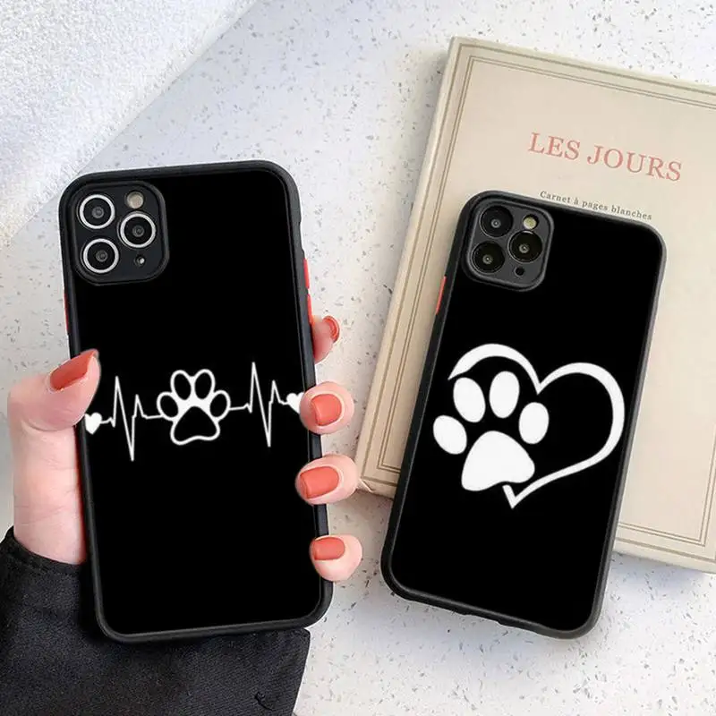 Best Friends funda de teléfono con pata de perro para iPhone 7, 8, 11 ...
