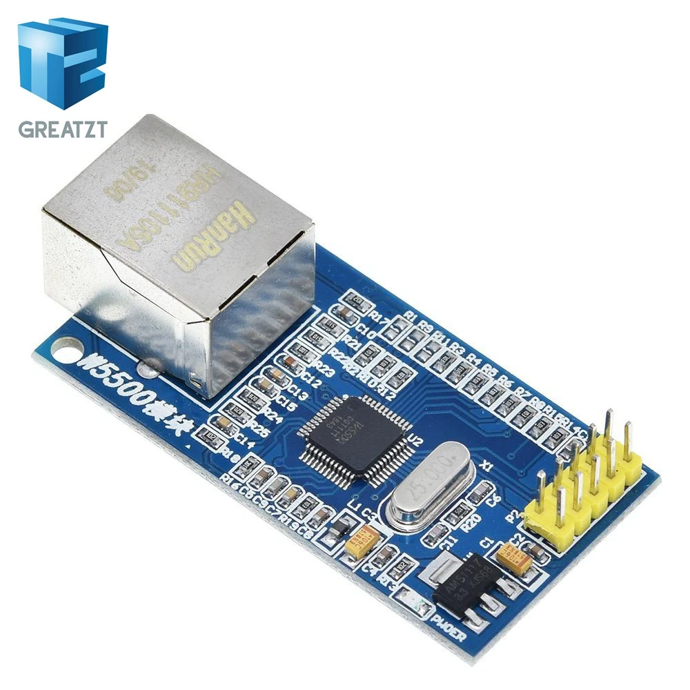 GREATZT W5500 сетевой модуль Ethernet аппаратный TCP/IP 51/STM32 микроконтроллер программы по W5100