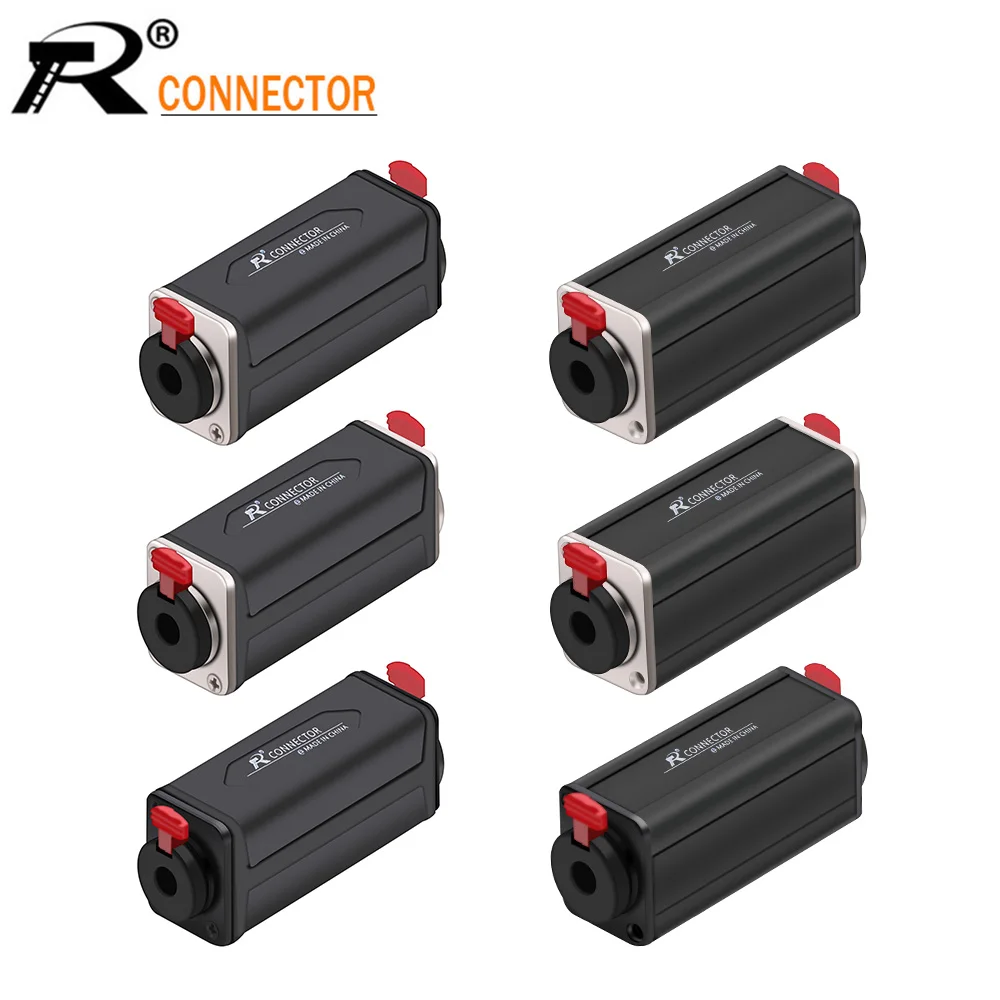 1PC R Connector 3PIN XLR/Jack 6.35mm Dual Function Panel Mount Adapter ...
