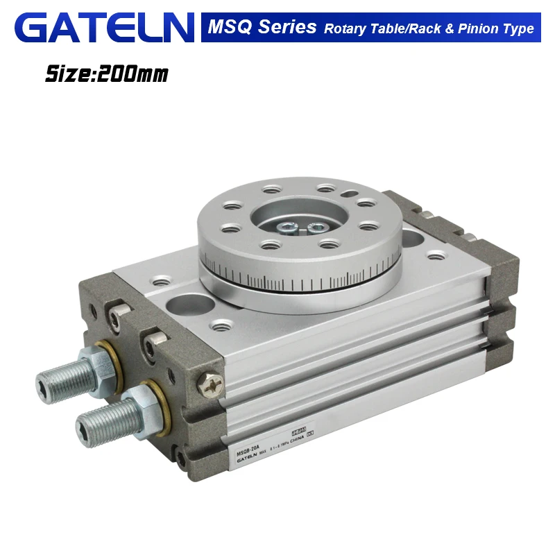 MSQB200R-MSQB200A-SMC-Type-Rotary-Pneumatic-Cylinder-Adjustable-0-190 ...