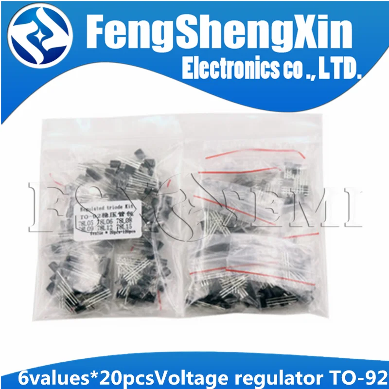 6values*20pcs=120pcs New 78L05 78L06 78L08 78L09 78L12 78L15 TO-92 ...