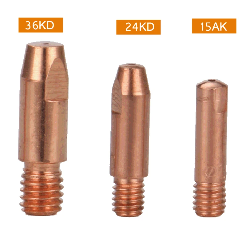 Hot 10pcs MIG Welding Nozzle Contact Tips Gas Diffuser Connector Holder Torch Contact Semi ...