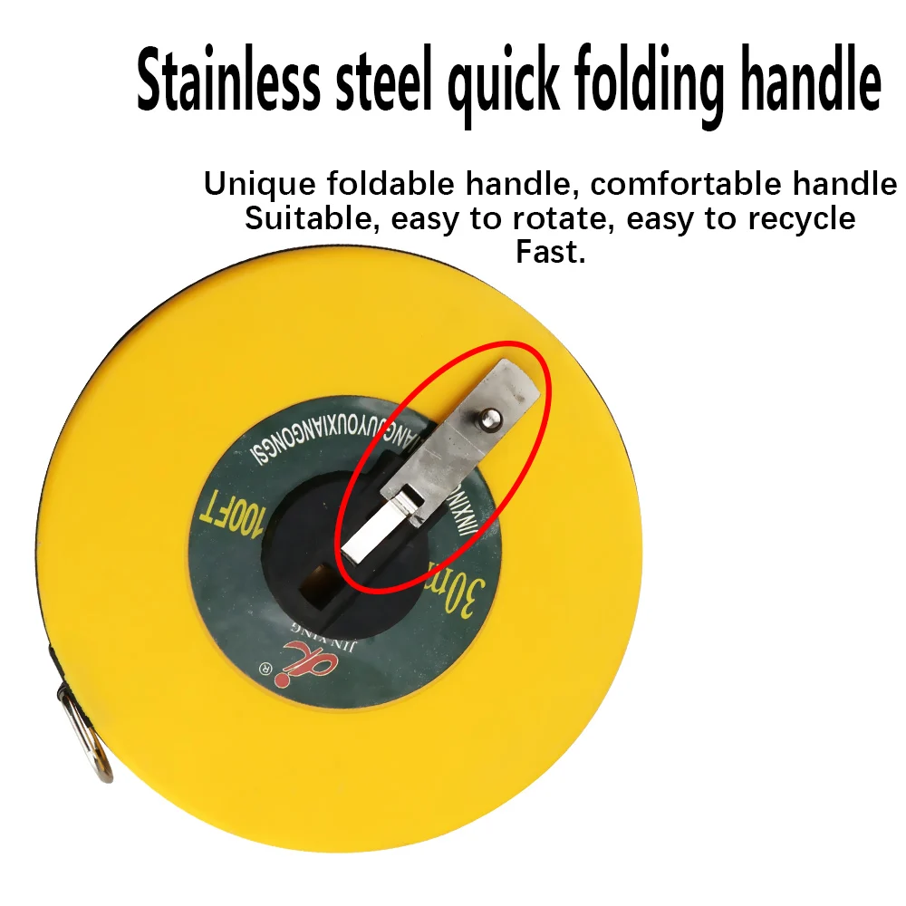 3 Types 20m/30m/50m Tape Measure Site Measurement Fiberglass Soft ...