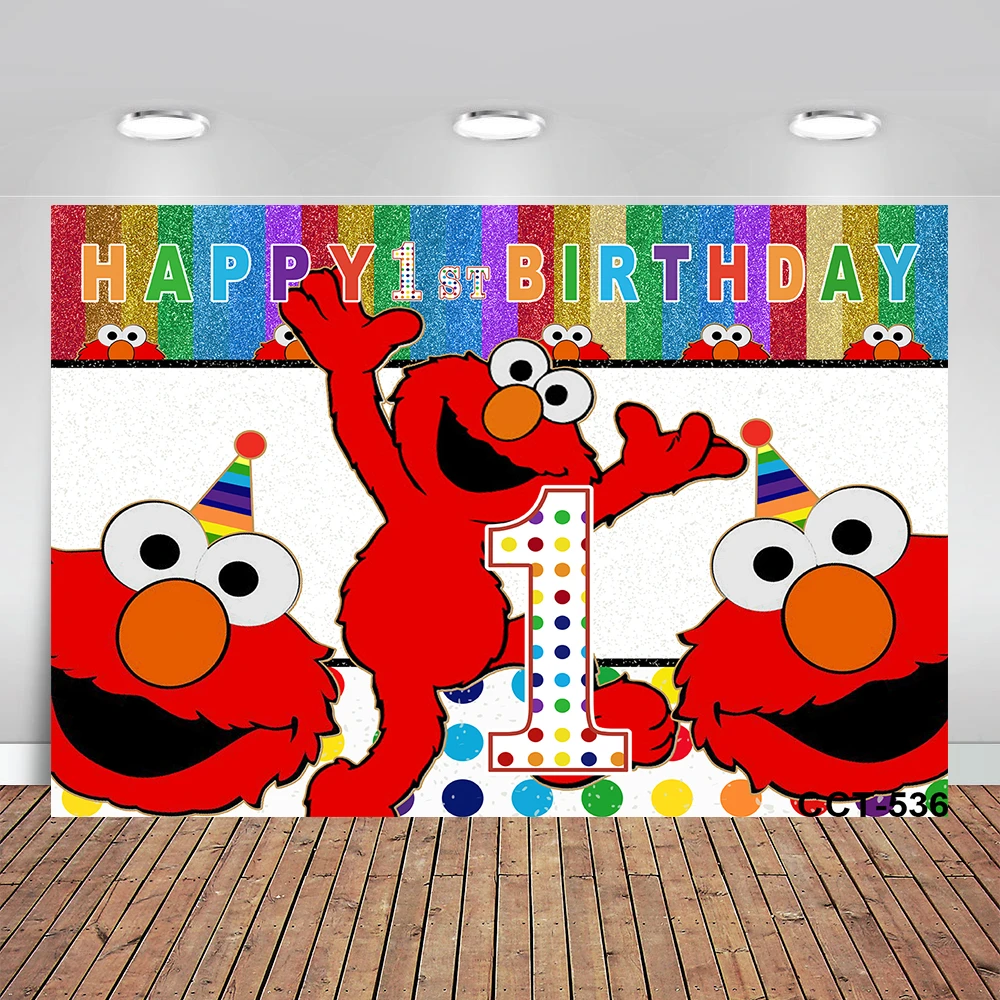 Elmo Birthday Background