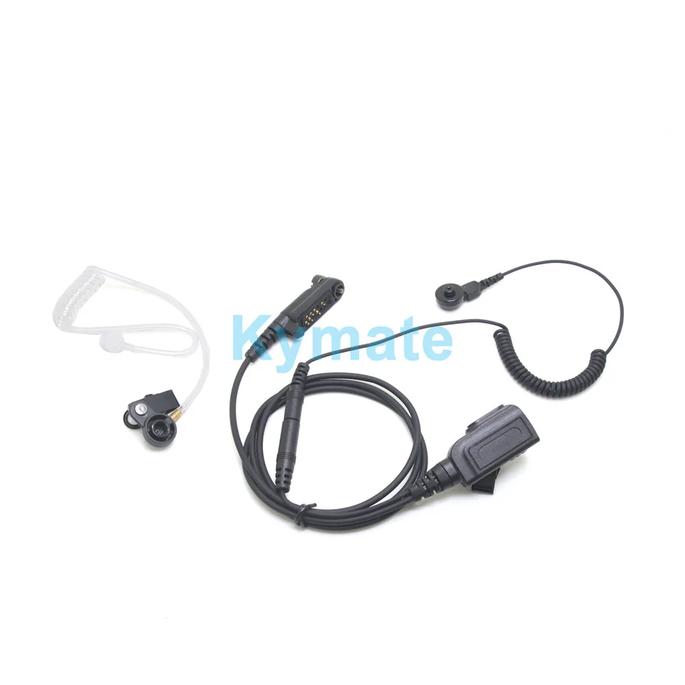 Black-Big-PTT-Ear-Hook-Earpiece-Headset-Microphone-for-Hytera-HYT ...
