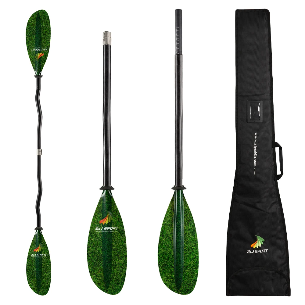 Z&J SPORT SeaKayak Paddle SK II With Fancy Fiberglass Blade and Carbon ...