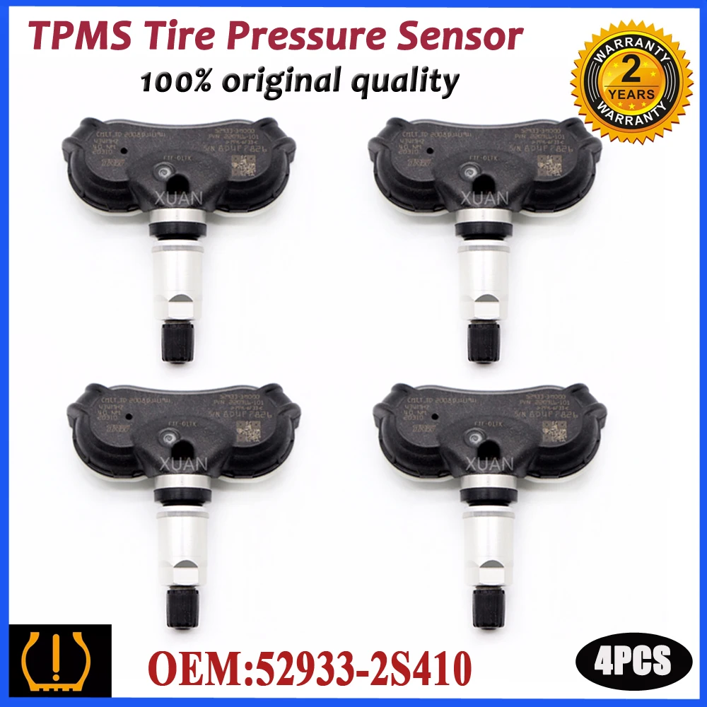 52933 2S410 타이어 압력 모니터 센서 TPMS, Genesis G90 HI Hyundai Equus HI VI iX35 ...