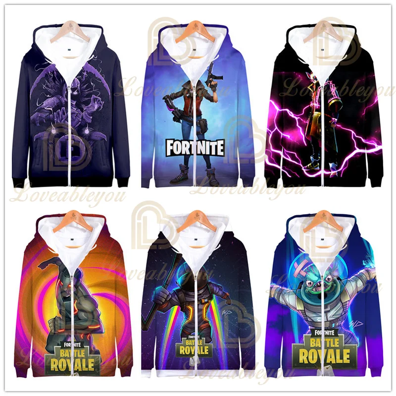 Fortnite Battle Game Children Adults Hoodie 3d Hoodies Men Streetwear ...