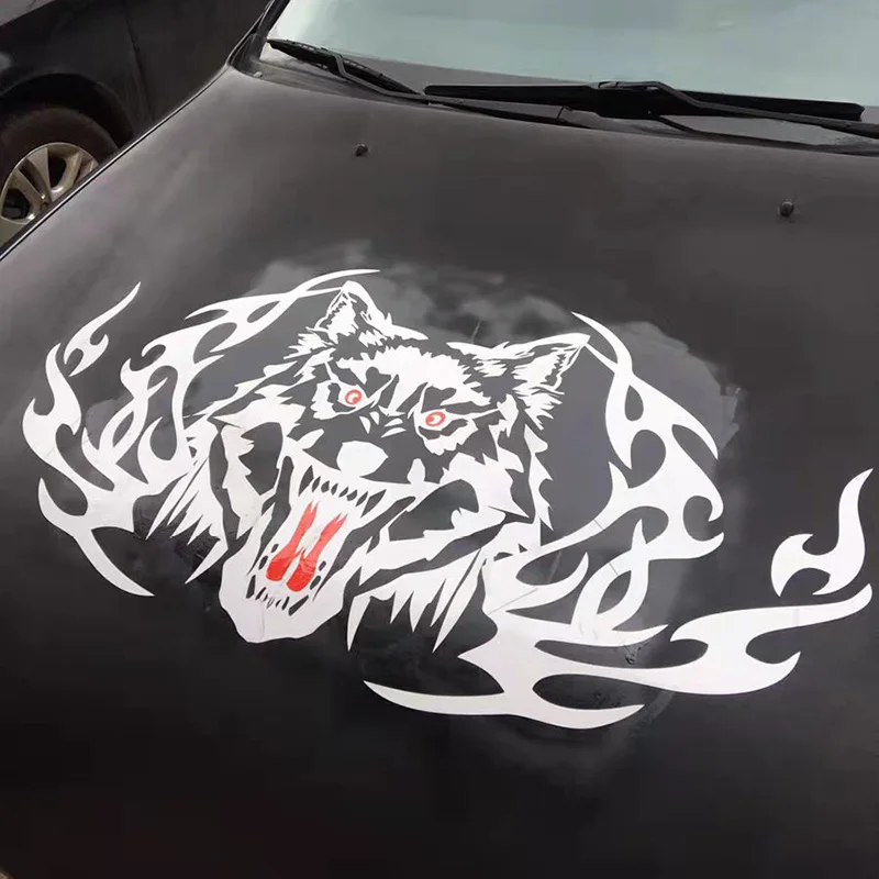 Legal Lobo Ferozmente Adesivos De Carro E Decalques, Moda Cortado Vinil Porta Lateral Do Carro ...