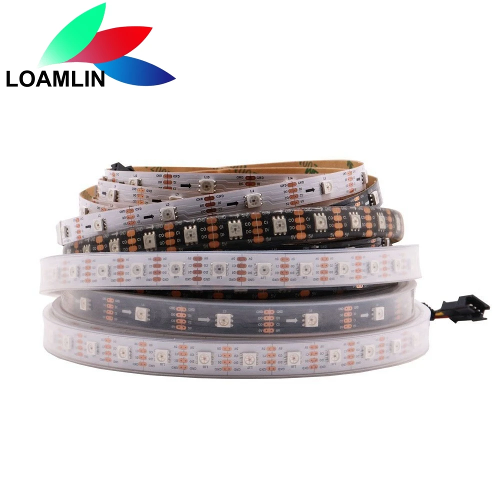 APA102 SK9822 Smart LED Pixel Strip 30/60/144 LEDs/Pixels/m IP30/IP65 ...