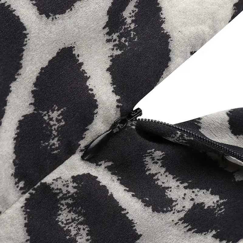 Plus Size Summer Dress Celmia Women Sexy Leopard Print Dresses Long Tops V-neck Casual Loose ...