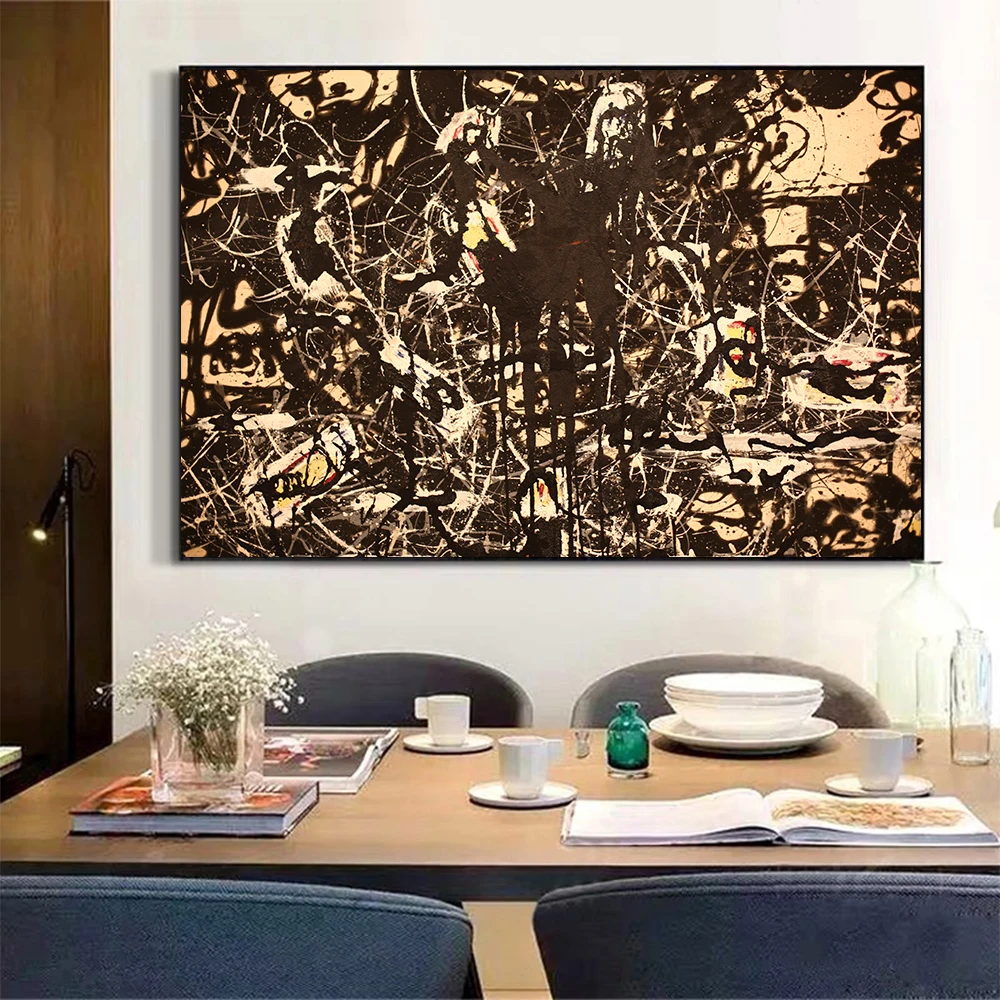 Jackson Pollock Yellow Islands