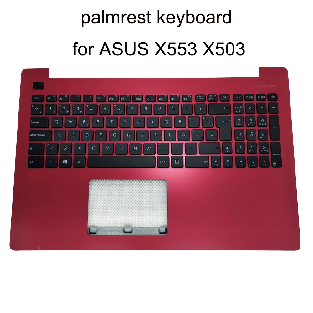 Teclado español para ordenador portátil ASUS, cubierta superior con ...