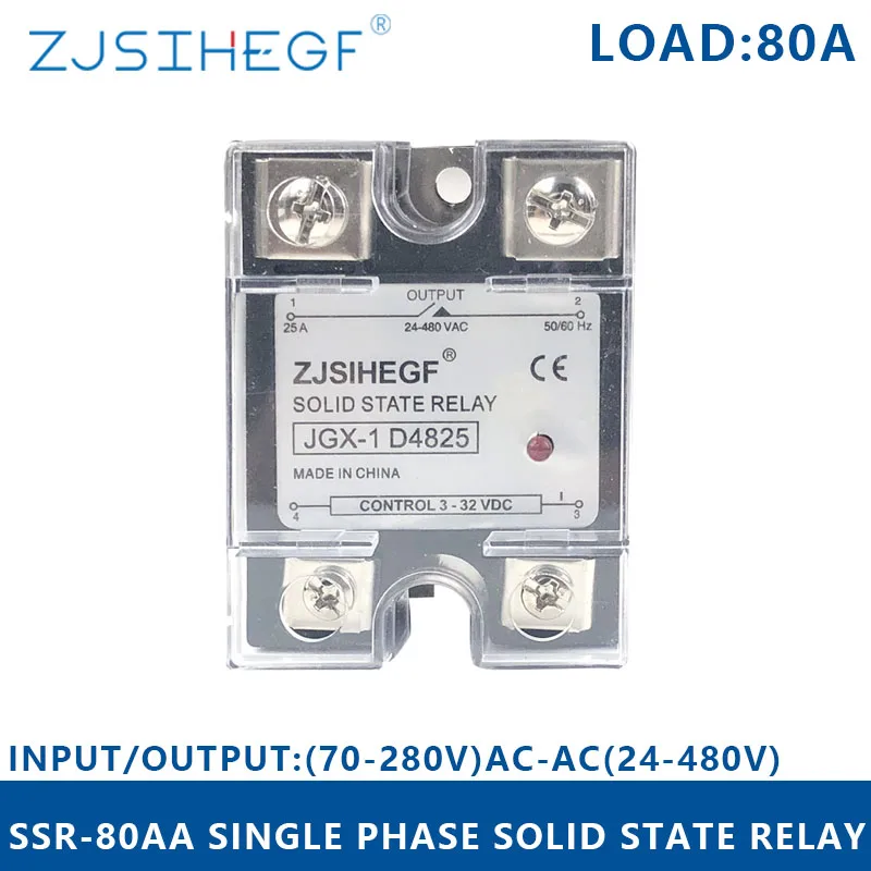 Factory-SSR-80AA-Solid-State-Relay-input-voltage-90-280V-AC-to-output ...