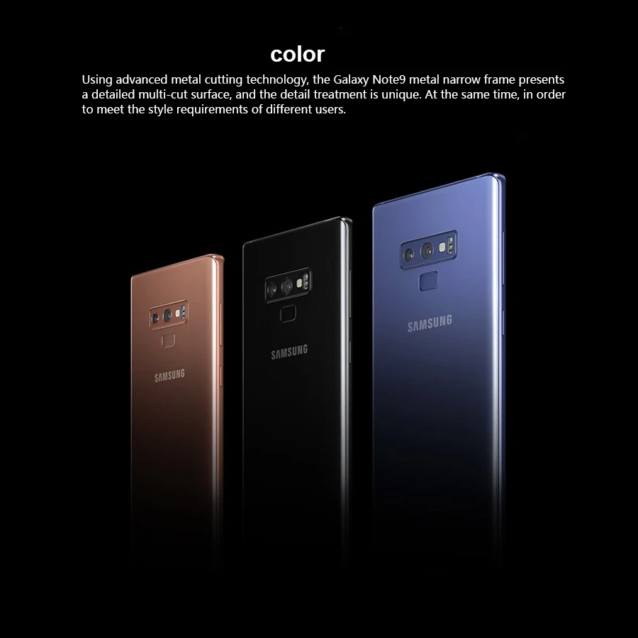 Verizon версия samsung Galaxy Note9 Note 9 N960U 6 ГБ 128 Гб мобильный телефон 6," Snapdragon ...