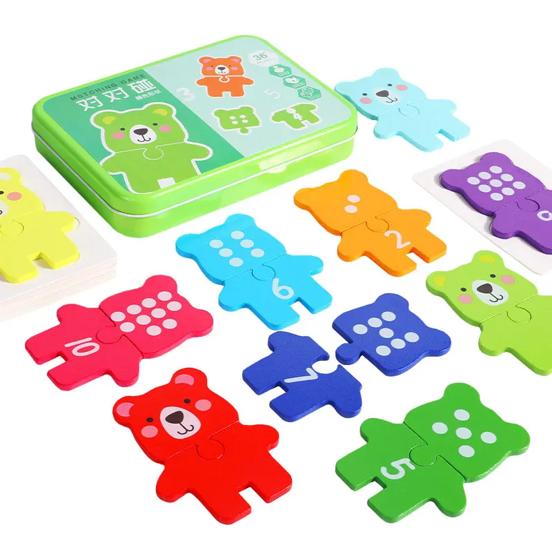 Montessori-Number-Matching-Puzzle-Math-Toys-My-First-Big-Puzzle-Animal ...